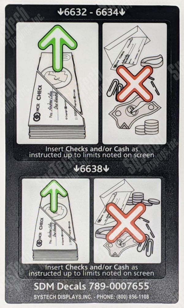 ATM Decal | systechdisplays.com